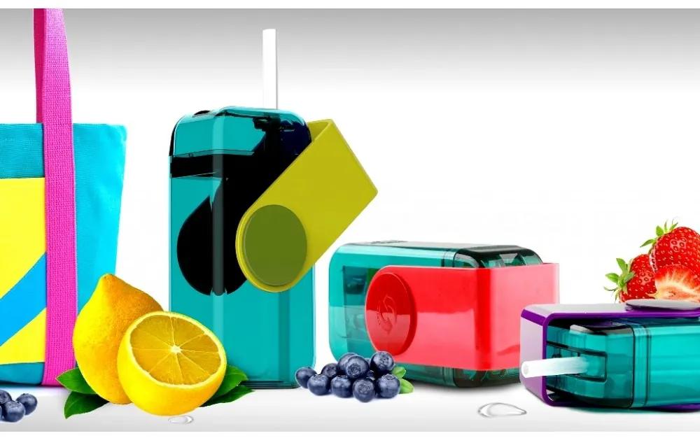 ASOBU univerzální dětský Drink Box fialový 300ml