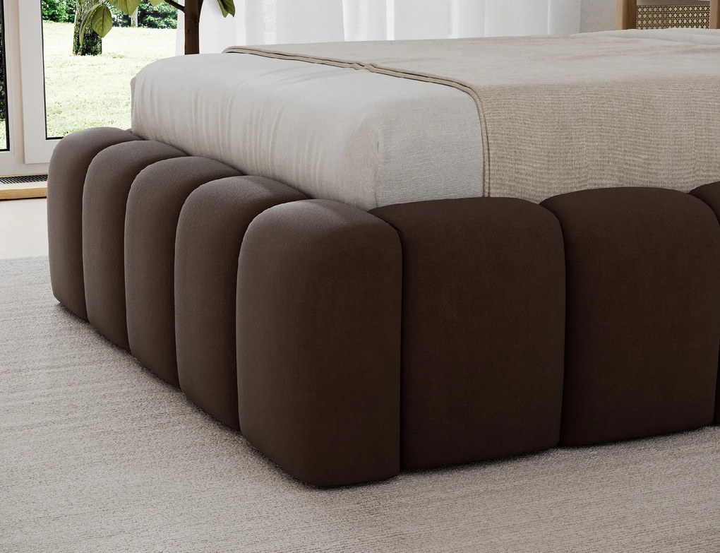 Postel Lamica 90x200 + Dřevěný rám/Standardní zdvih/kontejner