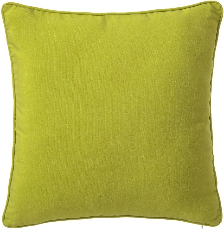 Limetkově zelený polštář Unimasa Loving, 45 x 45 cm