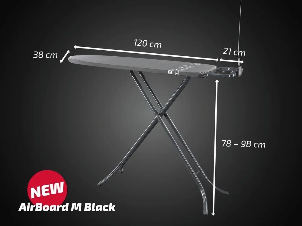 Žehlicí prkno 141x38 cm Air Board M – LEIFHEIT