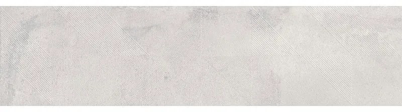 Mexen Lassa Spiga Bianco glazovaná gres dlažba rek. G1, podlahovo-stěnová dlaždice 120 x 30 cm, matná - TL705-120-030-52