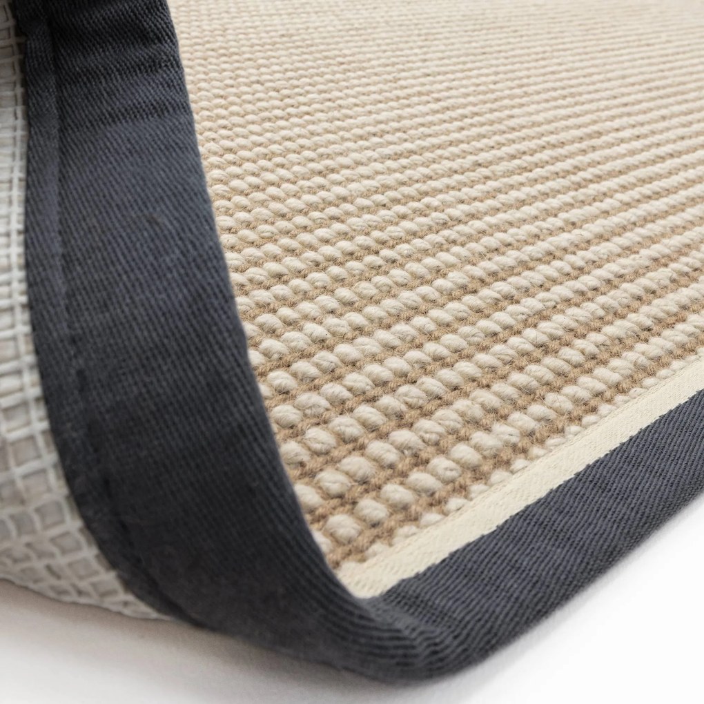 Tribeca Design Kusový koberec Ministry Loop Slate Cream Rozměry: 160x230 cm