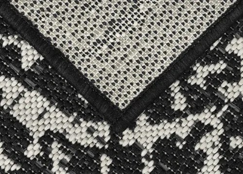 Koberce Breno Kusový koberec SUNNY 4416 Black, Šedá, Černá, 120 x 170 cm