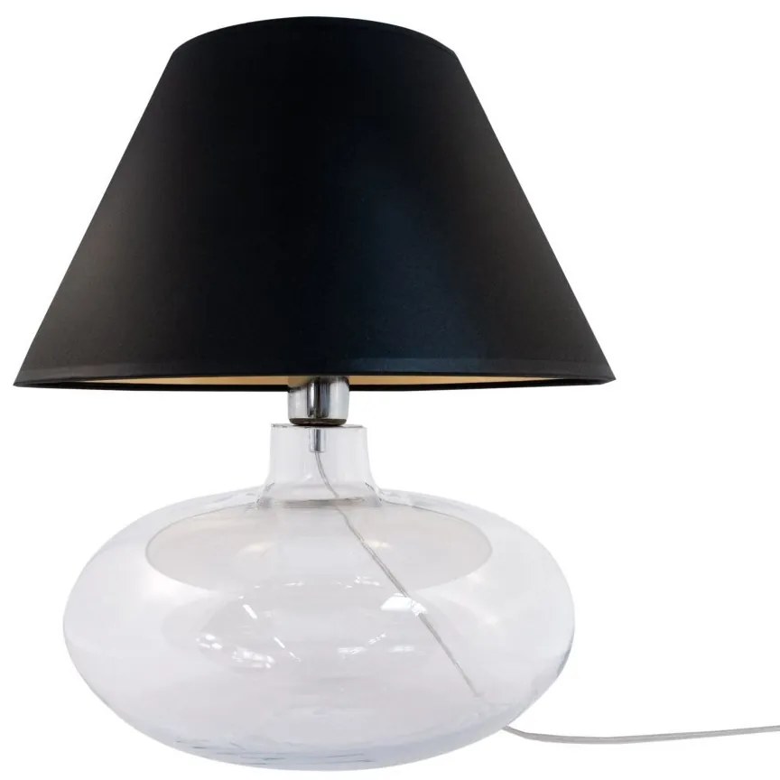 Zuma Line Stolní lampa ADANA TRANSPARENT ⌀ 40 cm, v. 44 cm Barva: Bílá