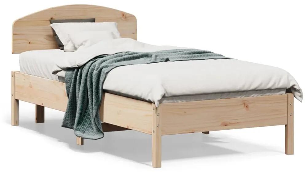 Rám postele s čelem 90 x 190 cm masivní borovice,  3207237