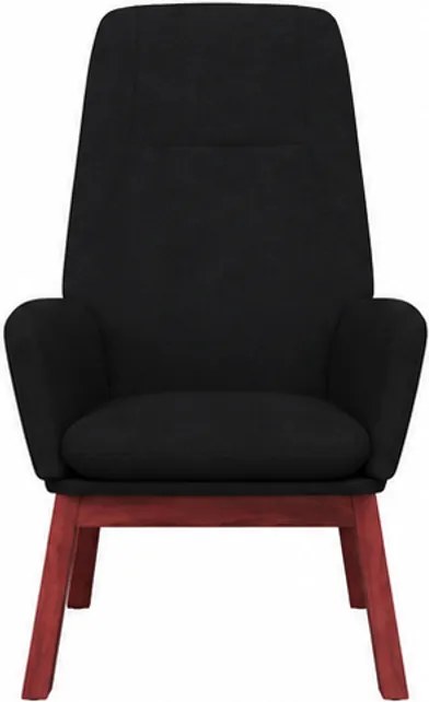 relaxační křeslo, odpočinkové, masivní kaučukovník/kov/textil, 95x76x71 cm, nohy tmavé/černá, Dekorino KR20260083