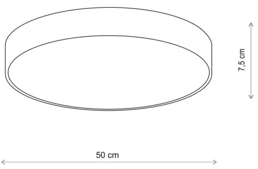 Brilagi - Stropní svítidlo CLARE 4xE27/24W/230V pr. 50 cm béžová