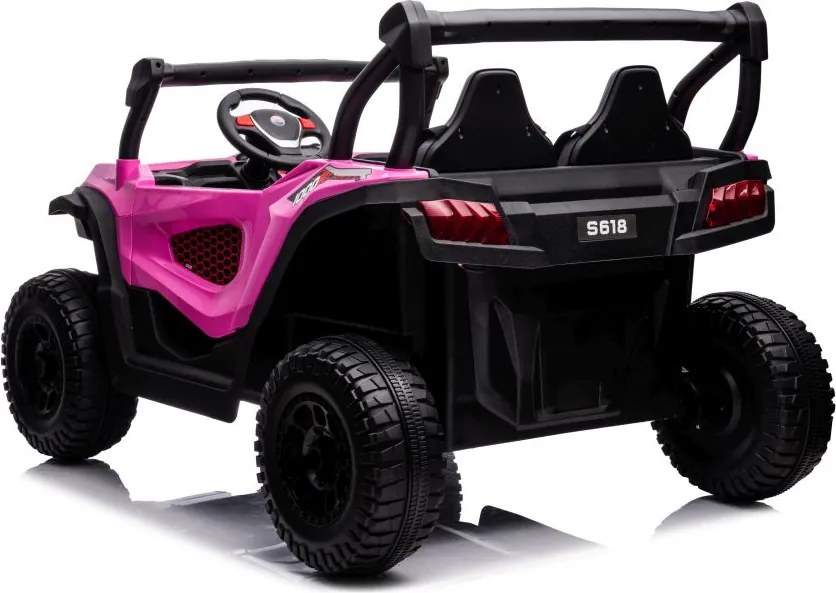 LEAN CARS Elektrické autíčko S618 růžové 4x4