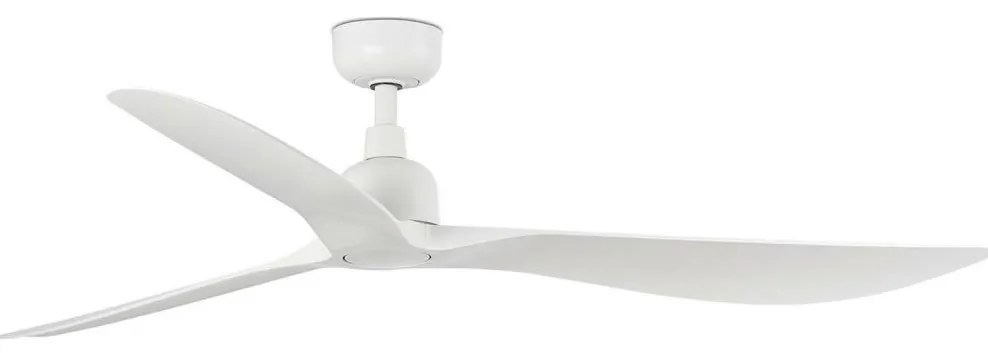 FARO Barcelona FARO 34363- Stropní ventilátor OUTWOOD L bílá pr. 150 cm IP44 + dálkové ovládání 34363