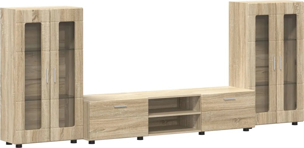 Sestava TV skříněk FLORIN 3 ks Sonoma dub Kompozitní dřevo 3397936