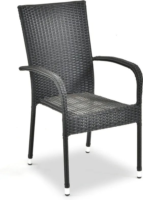 Zahradní židle Timpana Frenchie v antracitově šedé barvě, výška 95 cm