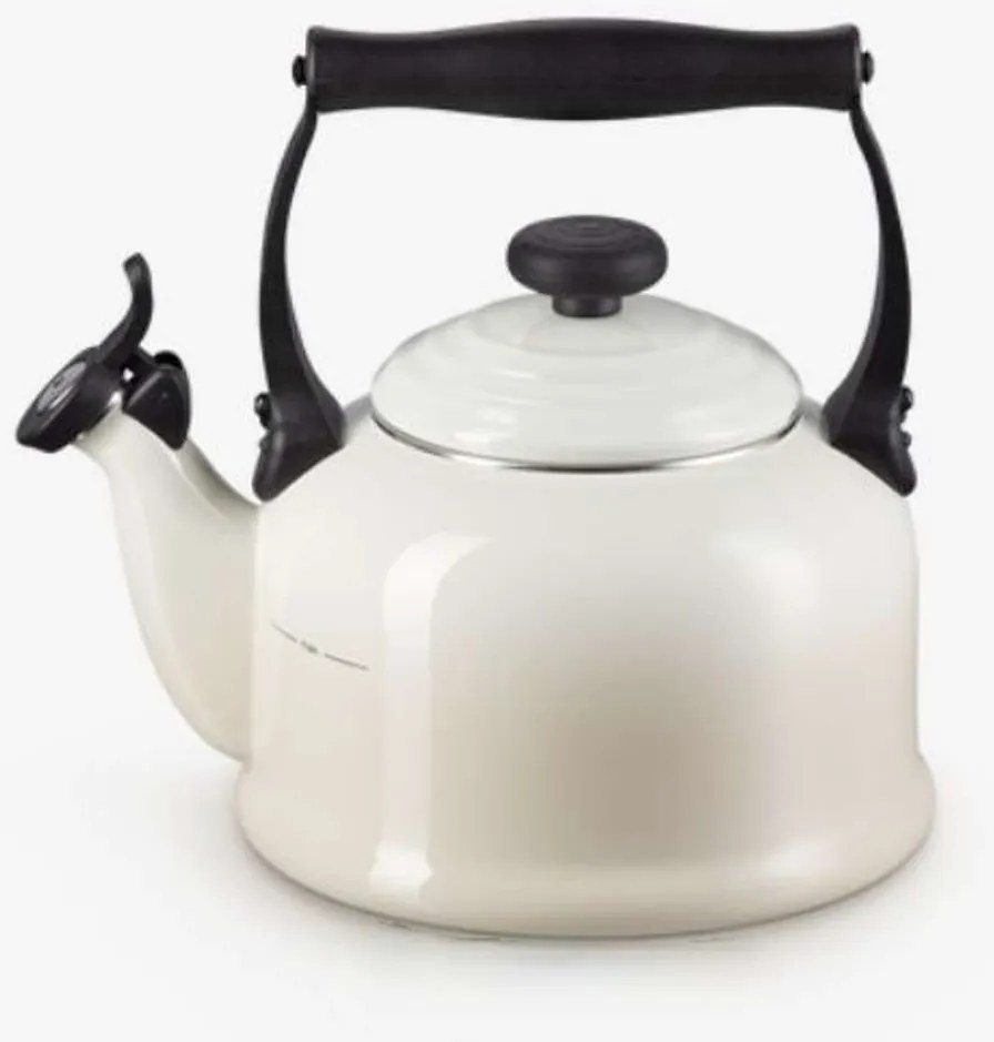 Le Creuset - Čajová konvice s píšťalou, objem 2,1 l, meringue 40102027160000