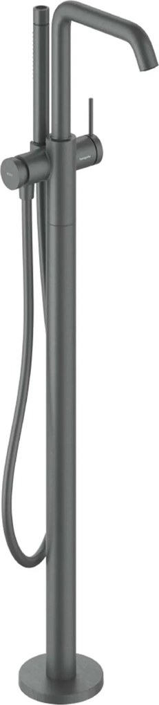 Hansgrohe Tecturis S - Vanová baterie do podlahy, kartáčovaný černý chrom 73440340