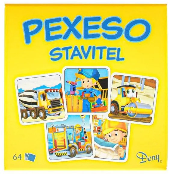 Pexeso Stavitel 64 ks