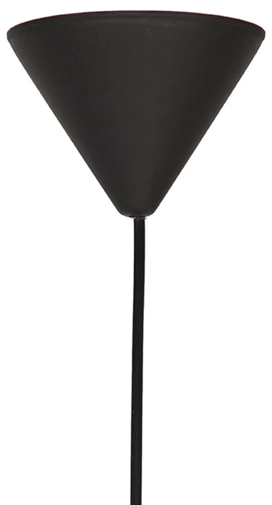 LABEL51 Závěsné svítidlo Twist - černý len - 55 cm
