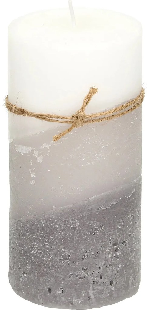 Svíčka Lucia 14cm marble grey