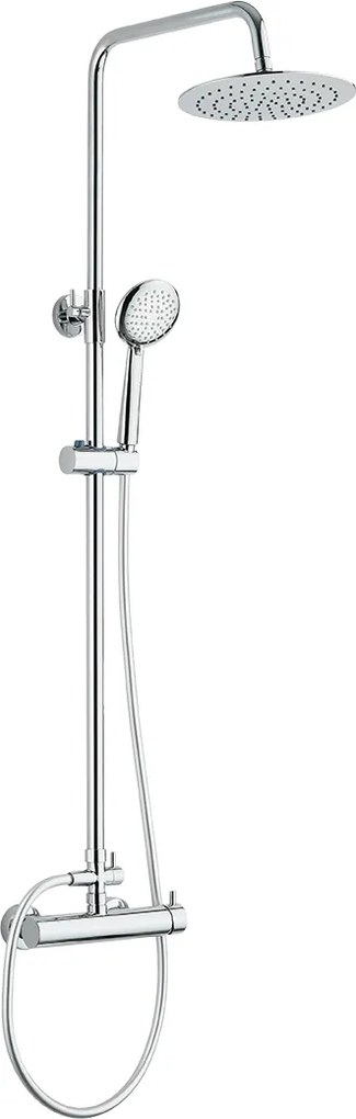 Kuchinox Nortes, nástěnný sprchový sloup s baterií, chromová, LAV-PKN_00OB