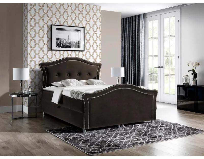Kontinentální postel Masala Lux, Rozměr postele: 160x200, Barva:: Magic Velvet 2207