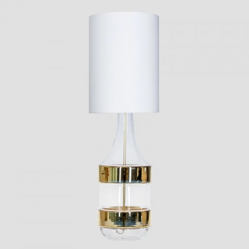 4concepts Designová stolní lampa BIARITZ Barva: Bílo-zlatá