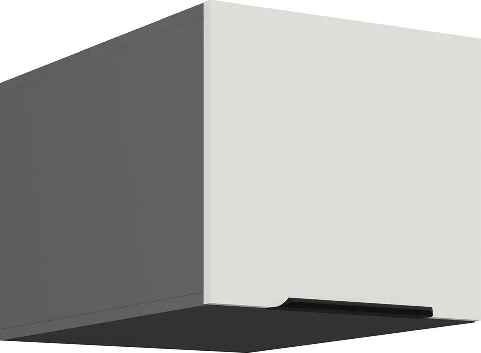 ARIA aw | horní skříňka 40 NAGU-36 1F výklopná | 40 cm | HLUBOKÁ | ANTI FINGERPRINT povrch | antracit/bílá