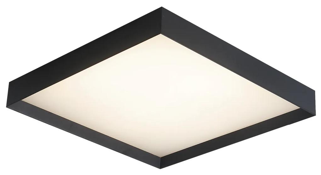 ACB Iluminacion Stropní LED svítidlo MUNICH, š. 60 cm, 52W, CRI90 Barva: Černá, Stmívání: ON/OFF