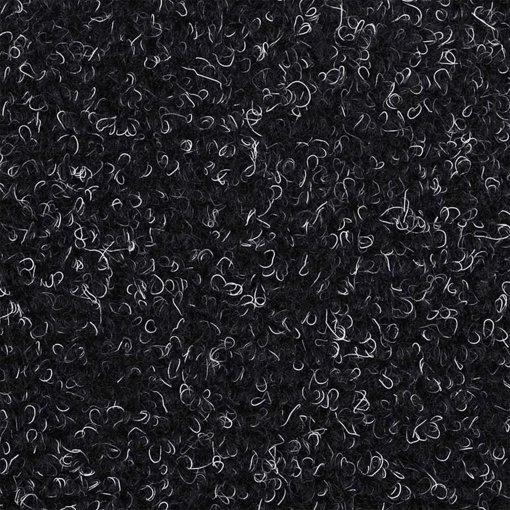Schodové rohože samolepicí 20 ks 56 x 17 x 3 cm černé, půlkulaté 3365669