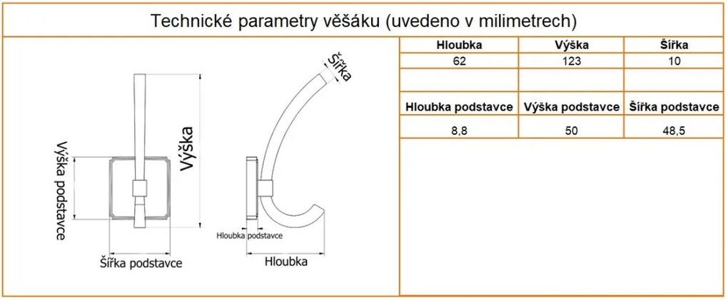 In-Design Nábytkový věšák Enero černý matný