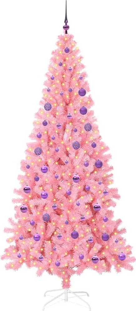 Vánoční stromeček Růžová 180 cm PVC 3396435