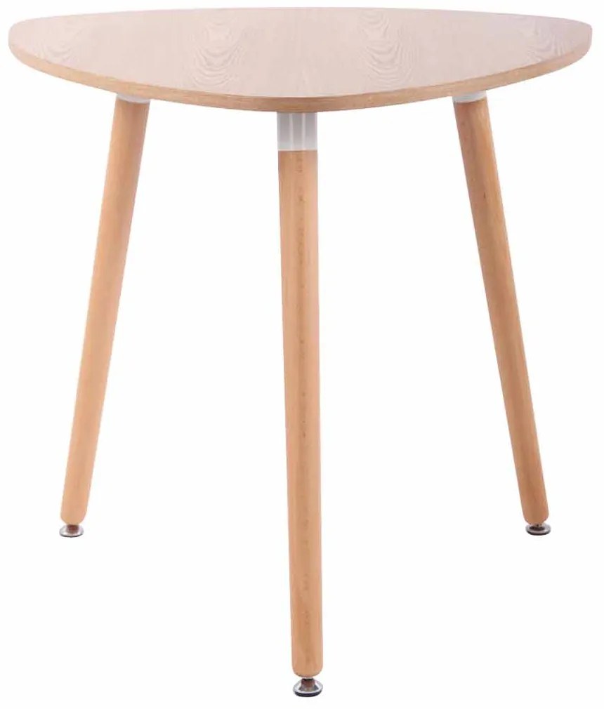 Kuchyňský stůl dřevěný Abenra 80 natura ~ v75 x Ø80 cm