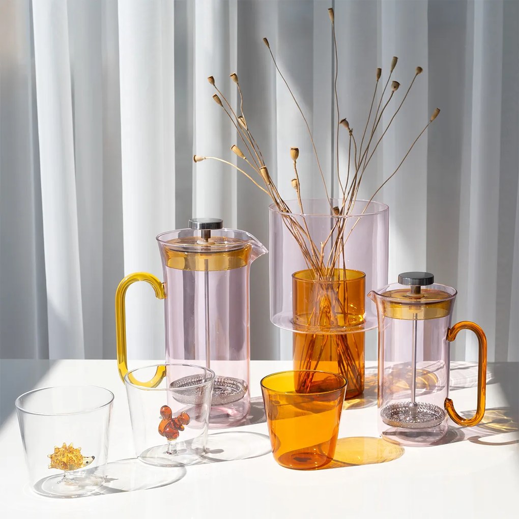 Malý růžový French Press — Ichendorf - 983147