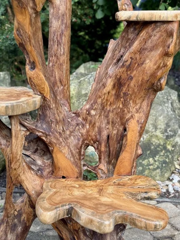 Škrabadlo pro kočky nebo stojan na květiny, Teak 209 cm 185 - 220 cm
