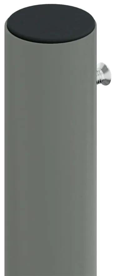 Zatahovací boční markýza černá 160 x 1 200 cm,  318066