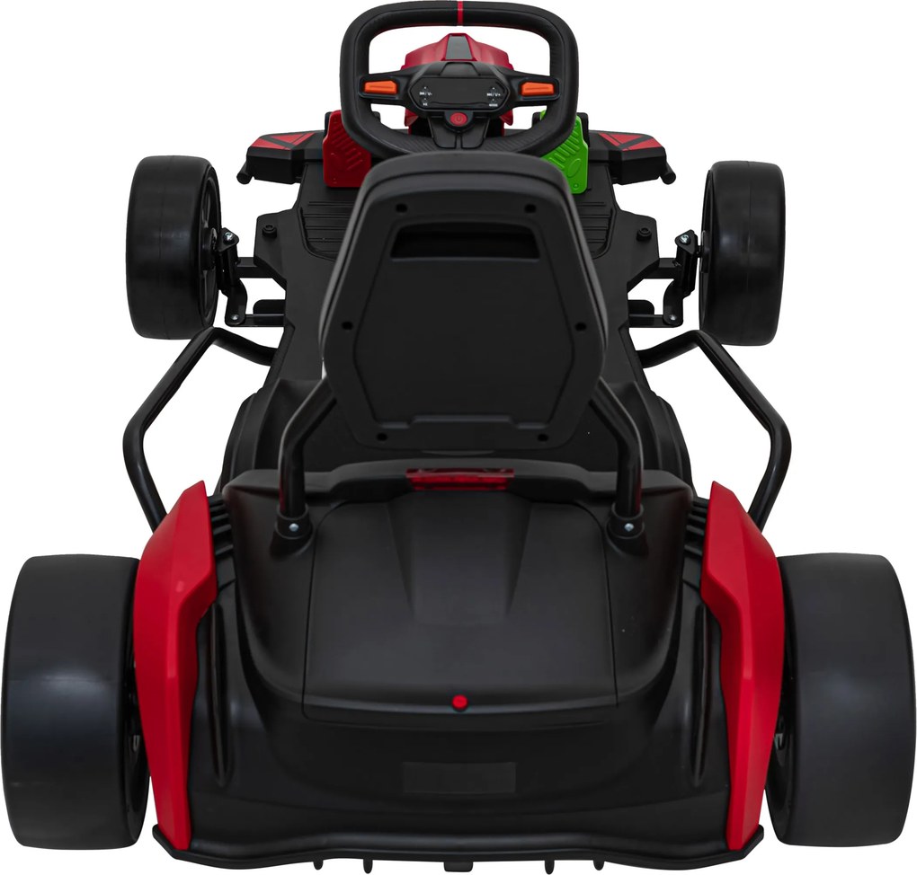 Ramiz Dětská motokára na baterie Fast 3 Drift červená + funkce driftu + motory 2x150W + LED rádio + pásy