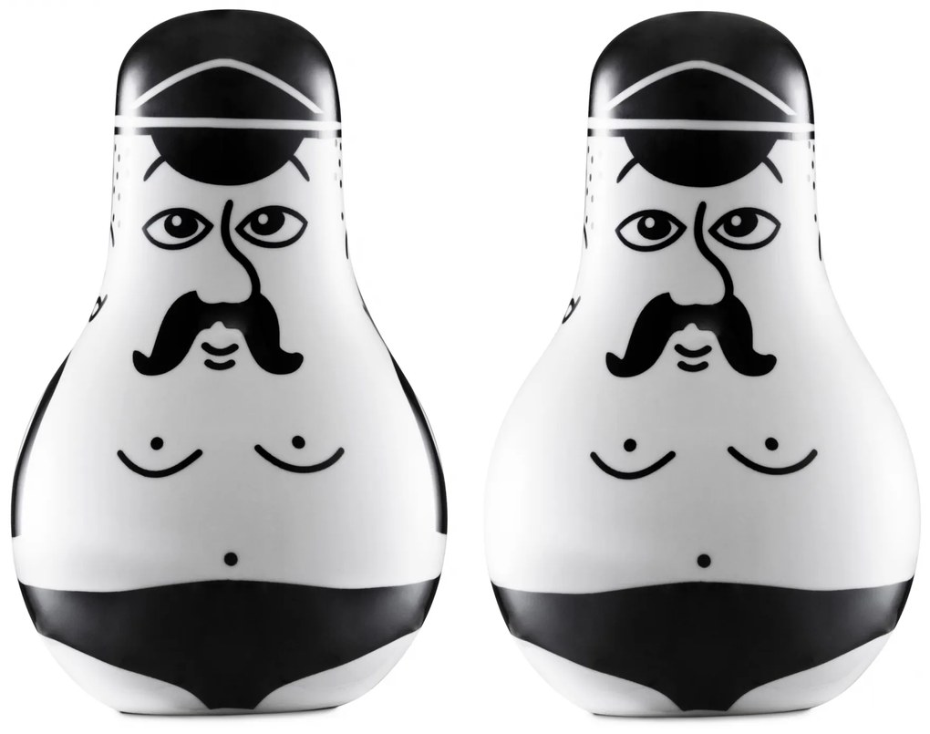 Normann Copenhagen designové slánky a pepřenky Friends Salt & Pepper Set