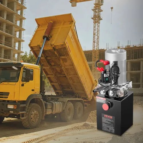 Hydraulický agregát 4 l, Maximální přetlak 22 MPa a průtok 3,4 l/min VEVOR