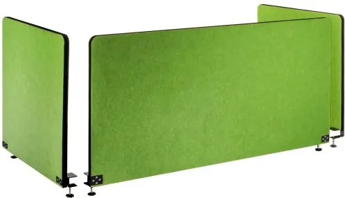 Desk Divider 152,4 cm Desk Privacy Panel, 3 Panel Privacy Akustický panel – Zelená