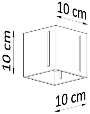 Stropní svítidlo SOLLUX Pixar G9 1x40W bez zdroje hliník bílá SL.0398