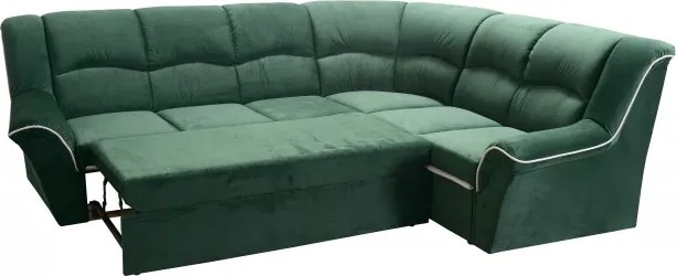Rohová sedací souprava DUBAJ XL II, levá, zelená (Luna 60/10)
