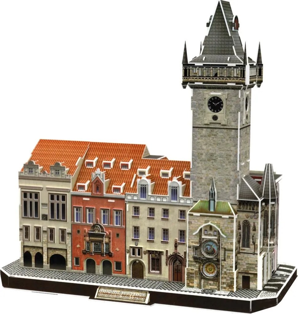 3d puzzle 3d puzzle staroměstský orloj s radnicí 137 dílků