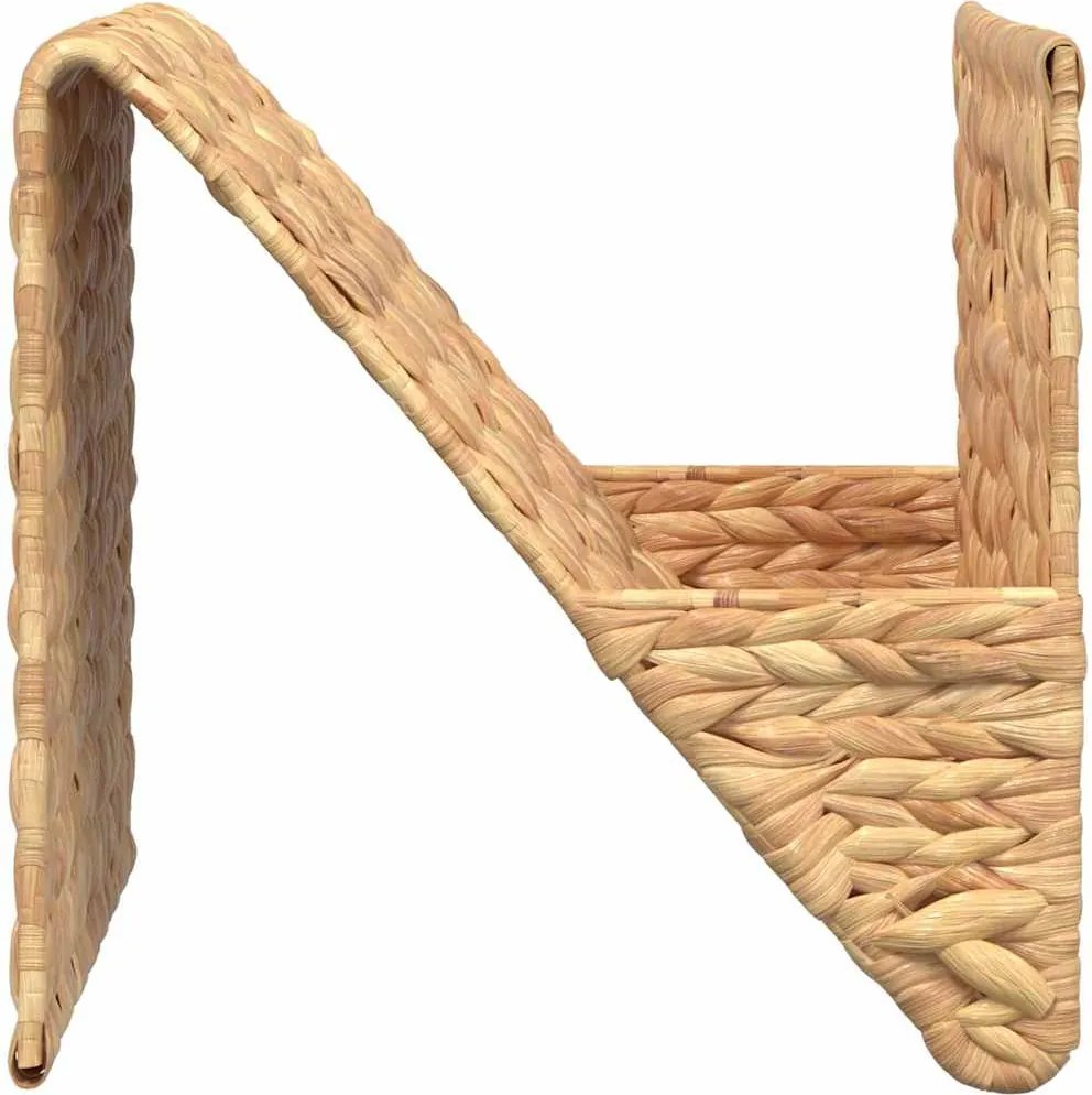 Stojan na časopisy 31 x 31 x 31 cm vodní hyacint 245494