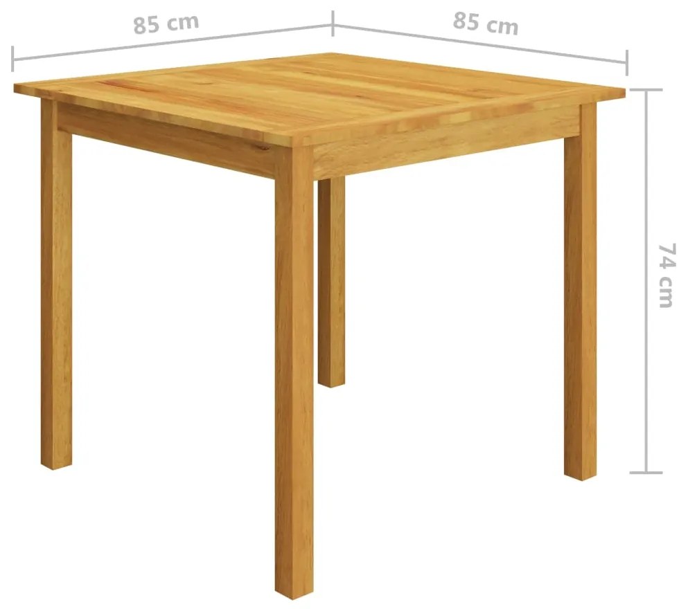 vidaXL Marketos 5dílný zahradní jídelní set černý