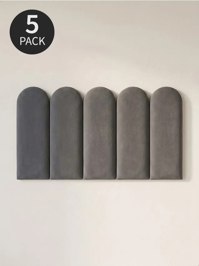 Sinsay - Čalouněné stěnové panely 5 pack - šedá