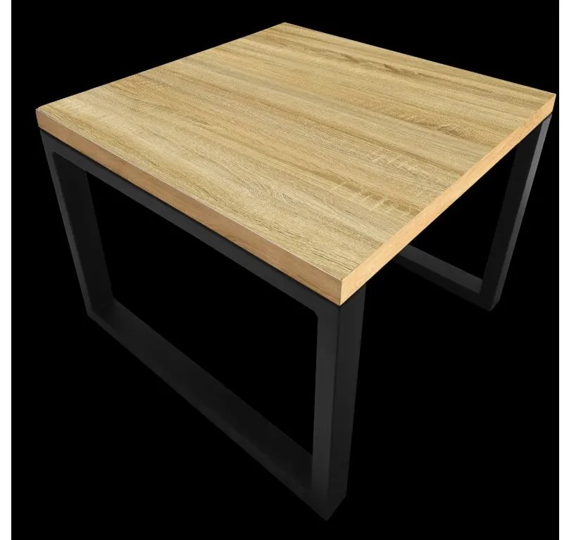 Konferenční stolek MOARTI 60x60 Hlavní barva: Bílá Lesk