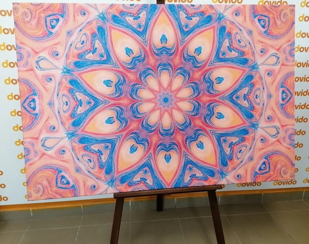 Obraz hypnotická Mandala - 120x80 cm