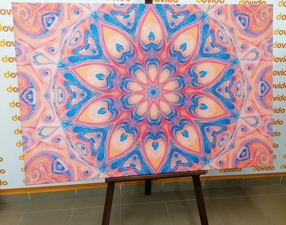 Obraz hypnotická Mandala - 90x60 cm