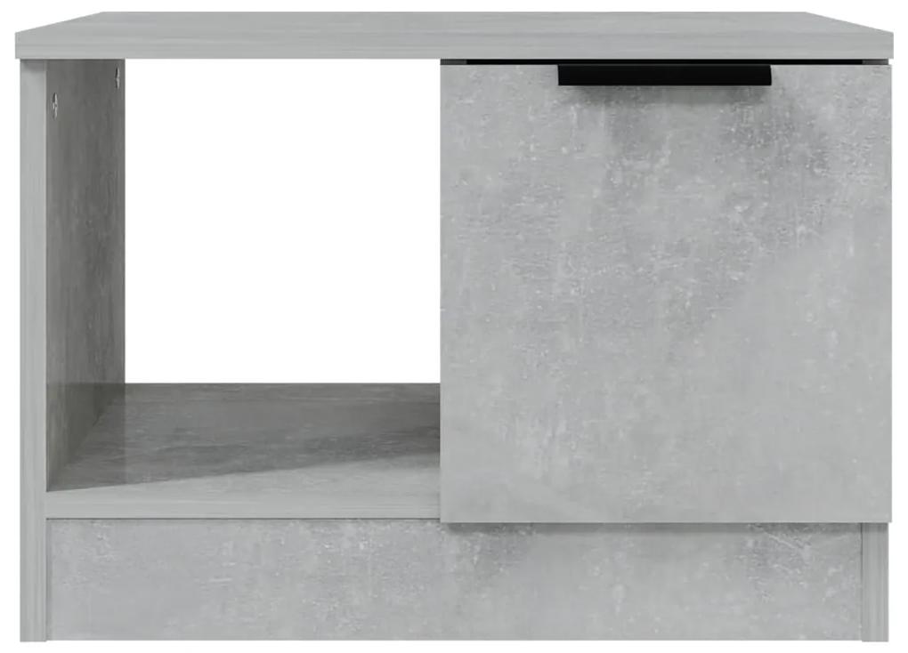 Konferenční stolek betonově šedý 50x50x36 cm kompozitní dřevo - Default Title