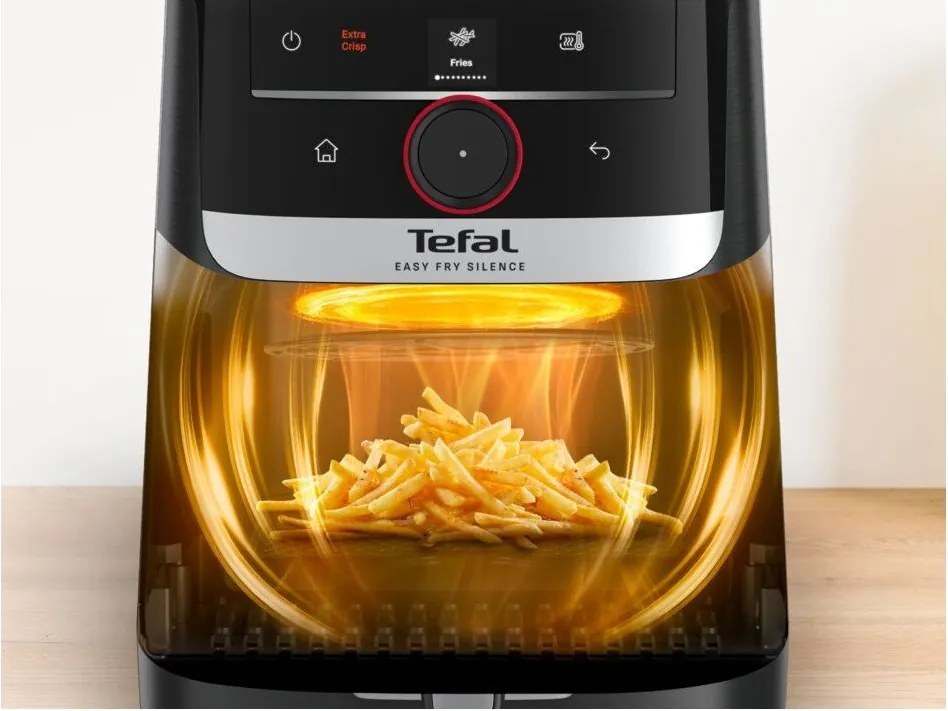 Černá horkovzdušná fritéza Easy Fry EY5728E1 – Tefal