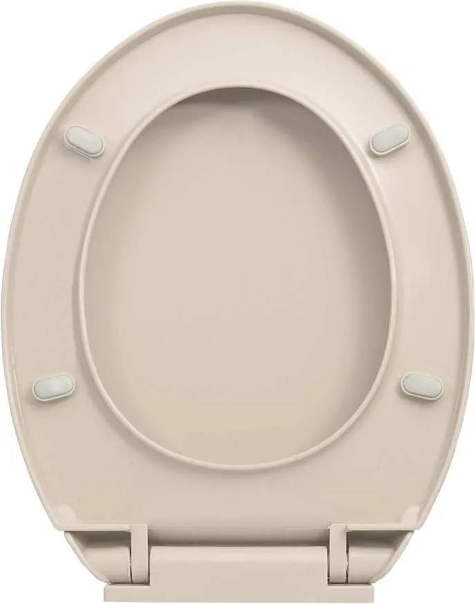 WC sedátko s pomalým sklápěním meruňkové oválné 145818