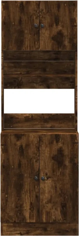 Kuchyňská skříňka kouřový dub 60 x 50 x 180 cm kompozitní dřevo 3276641