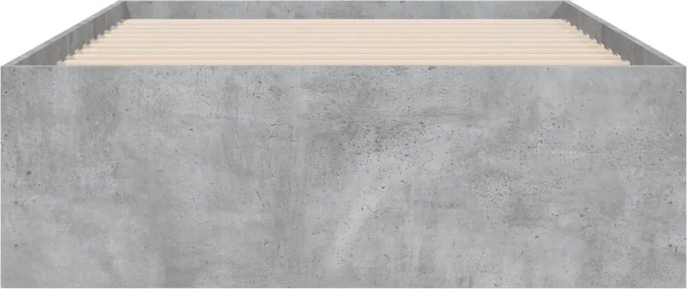 Rám postele se zásuvkami betonově šedý 90 x 200 cm kompozit 3207297